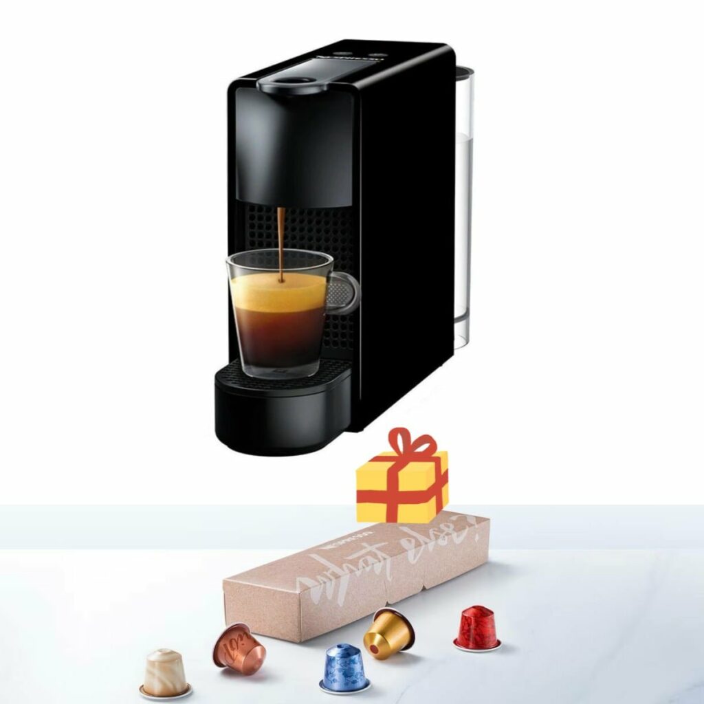 Nespresso Essenza Mini + 13 Capsules + Capsule Rechargeable inox pour ...